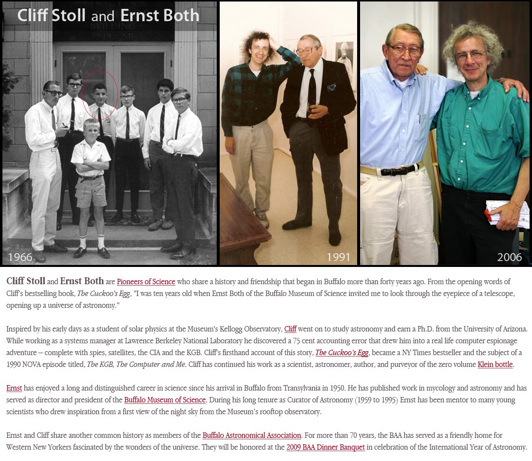 Cliff Stoll and Ernst Both